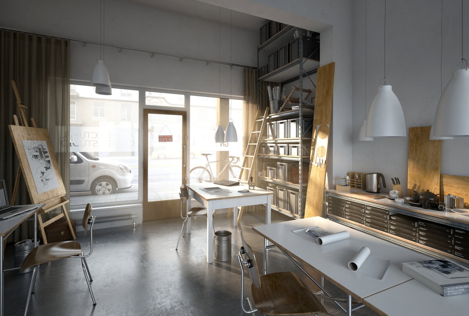 Making Of Artists Office Evermotion